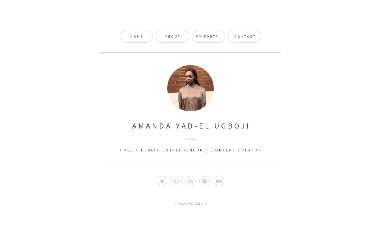 Amanda Yad-El Portfolio